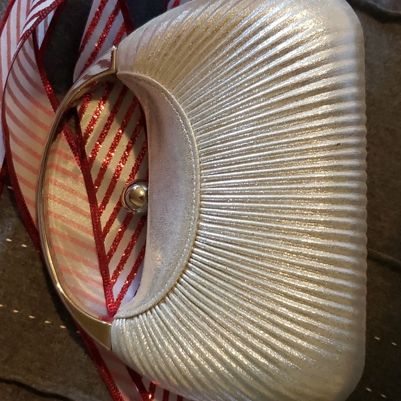 Natasha Couture | Bags | Natasha Brand Nwot Ladies Silver Evening ...